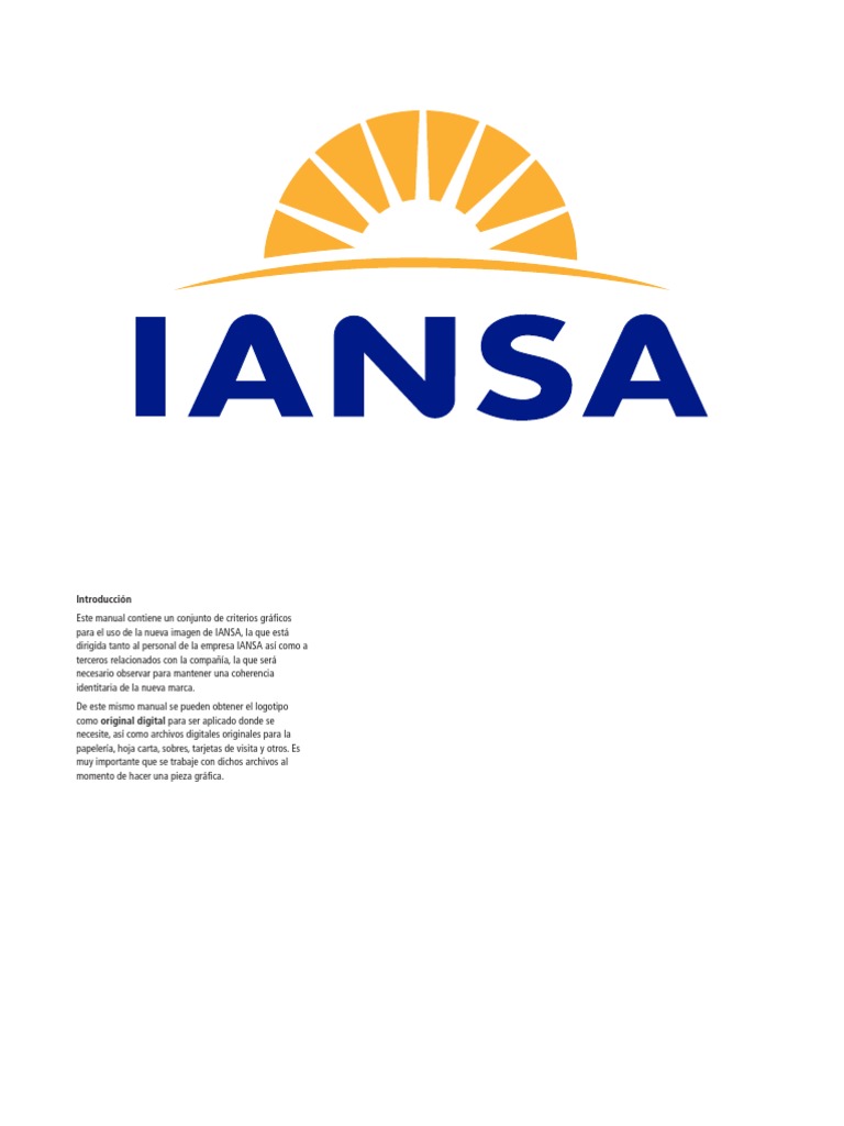 Manual Logo Iansa v1.2 | PDF | Tipografía | Correo electrónico