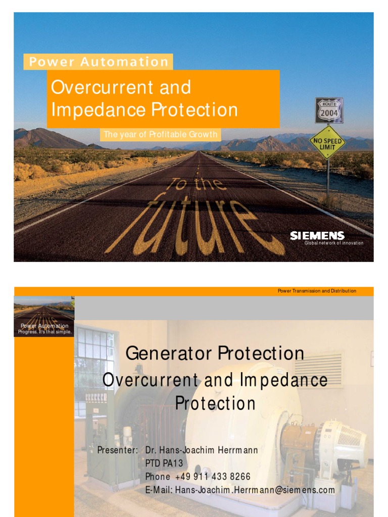 06 - Overcurrent and Impedance Protection | PDF | Electric Power ...