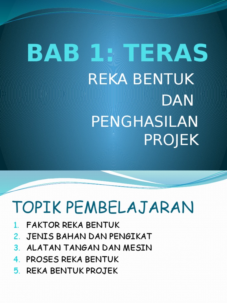 Bab 1-RBT Form 2 | PDF