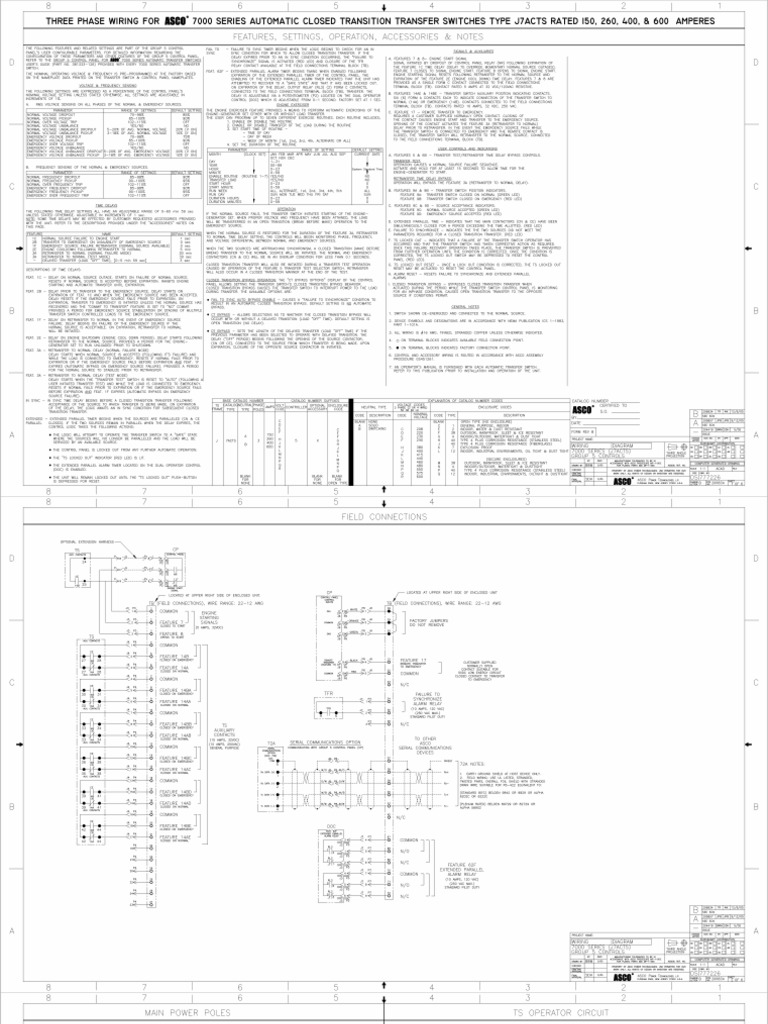 Asco 7000 Series - Wiring Diagram-777226b | PDF