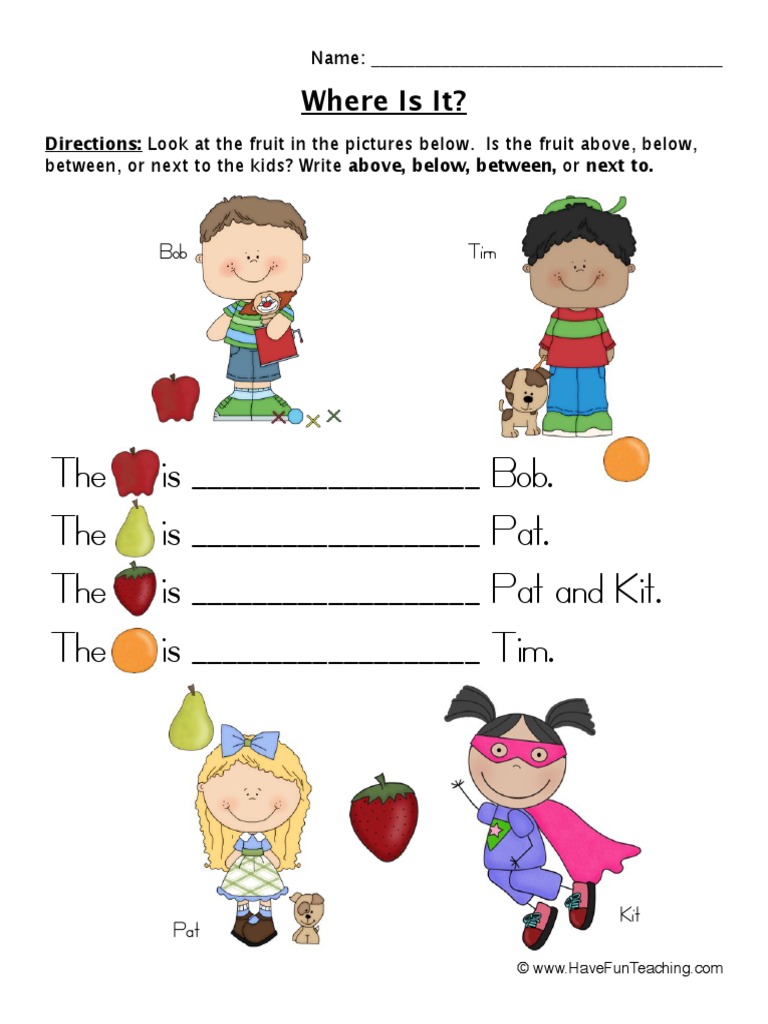 English Fun Worksheet | PDF