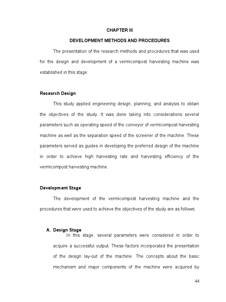 Thesis Chapter Iii | PDF | Machines | Prototype