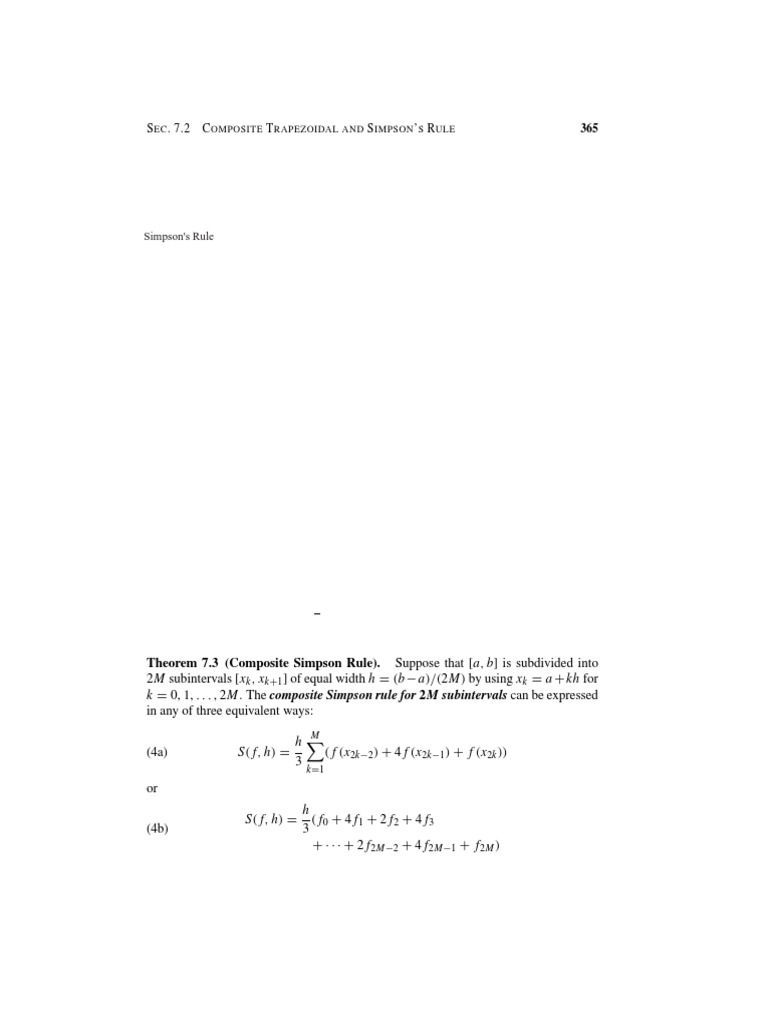Simpsons Rule Proof | PDF