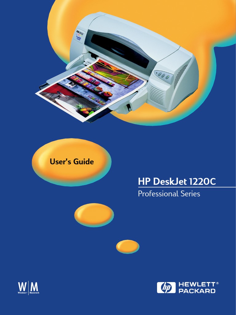 Guide HP 1220c | Microsoft Windows | Printer (Computing)