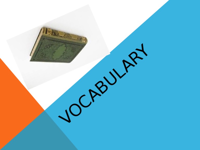 Portada Vocabulario | PDF