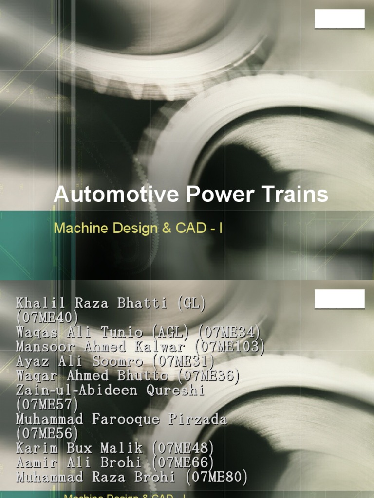 Power Trains | PDF | Internal Combustion Engine | Turbocharger