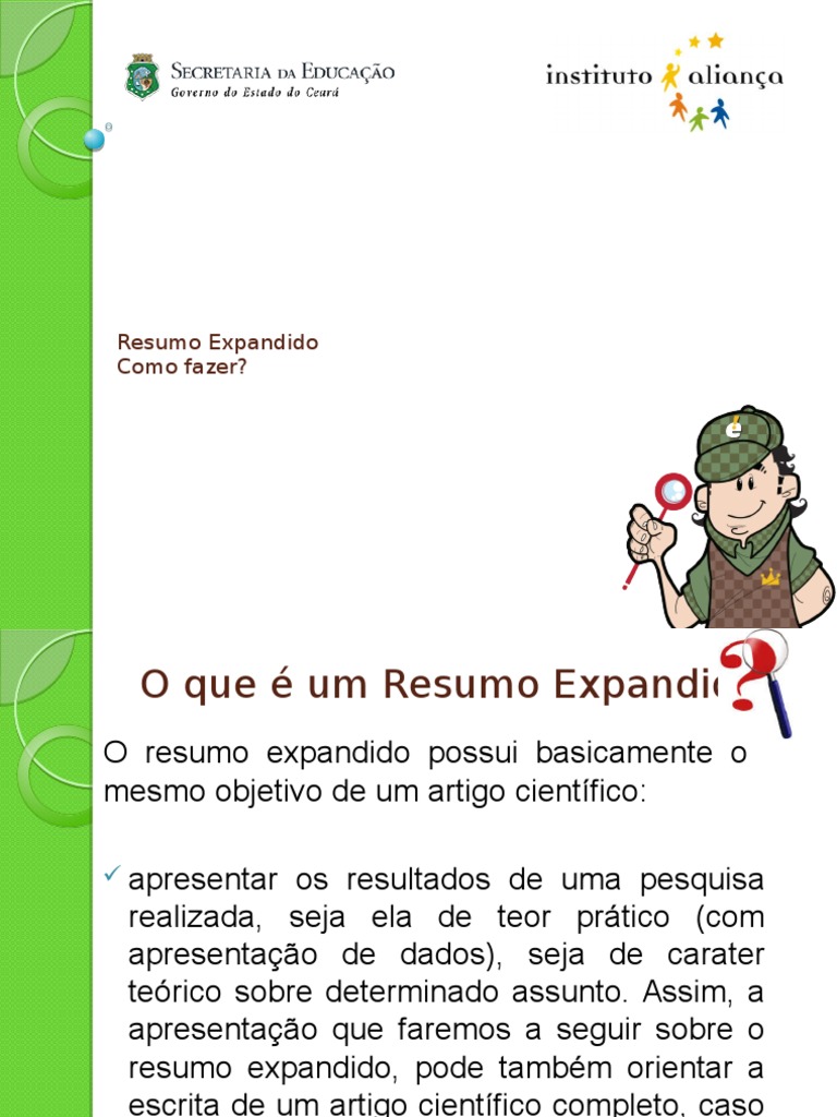 Guia Completo para Resumo Expandido | PDF | Metodologia | Science