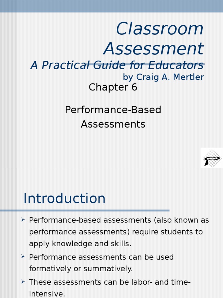 A Practical Guide For Educators: Classroom Assessment | PDF ...