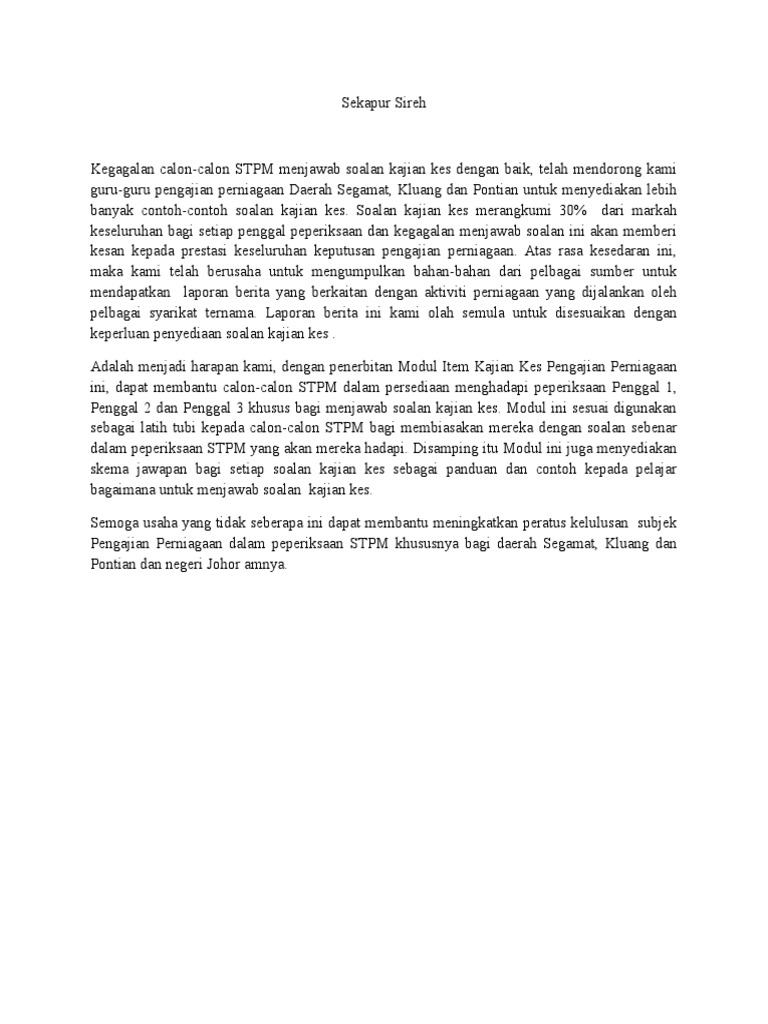 Kata-Kata Aluan PP | PDF