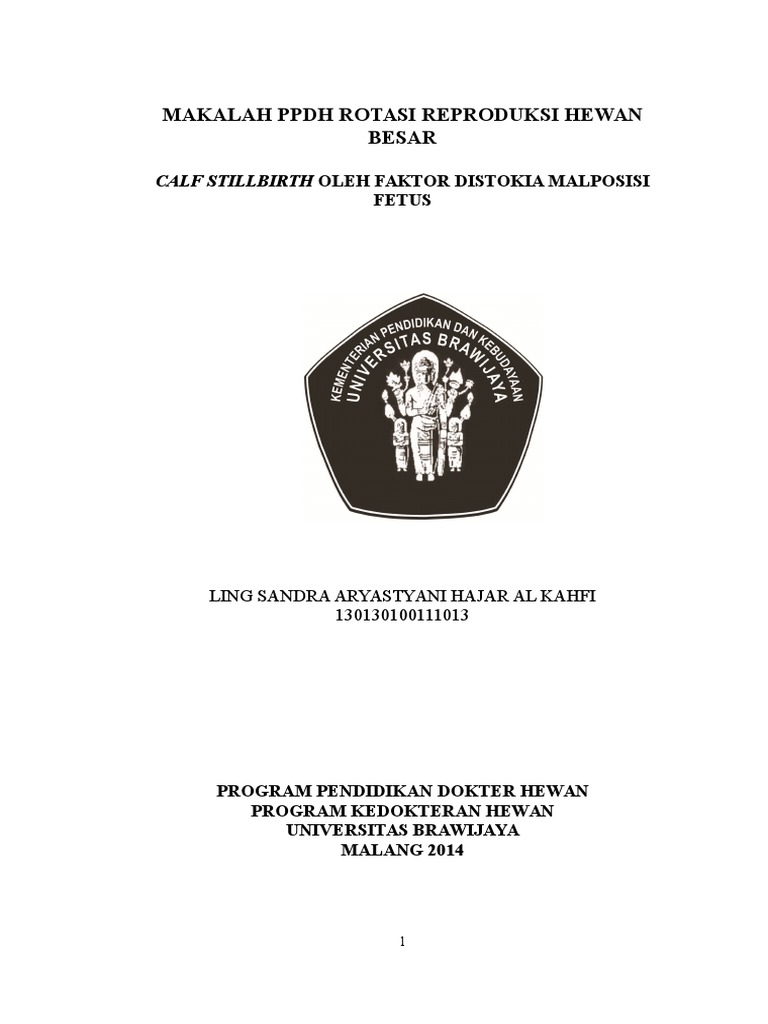 Penanganan Distokia pada Sapi | PDF | Pengembangan Diri | Kesehatan ...