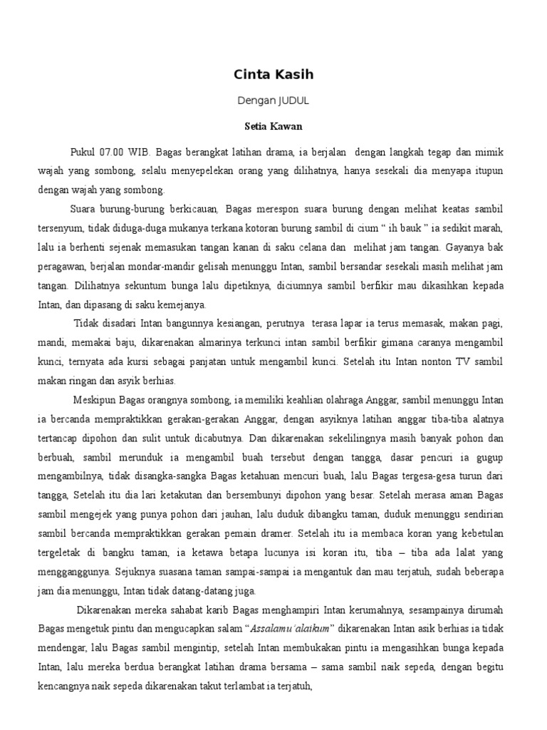 Naskah Pantomim Baruuuu - 2 | PDF | Puisi