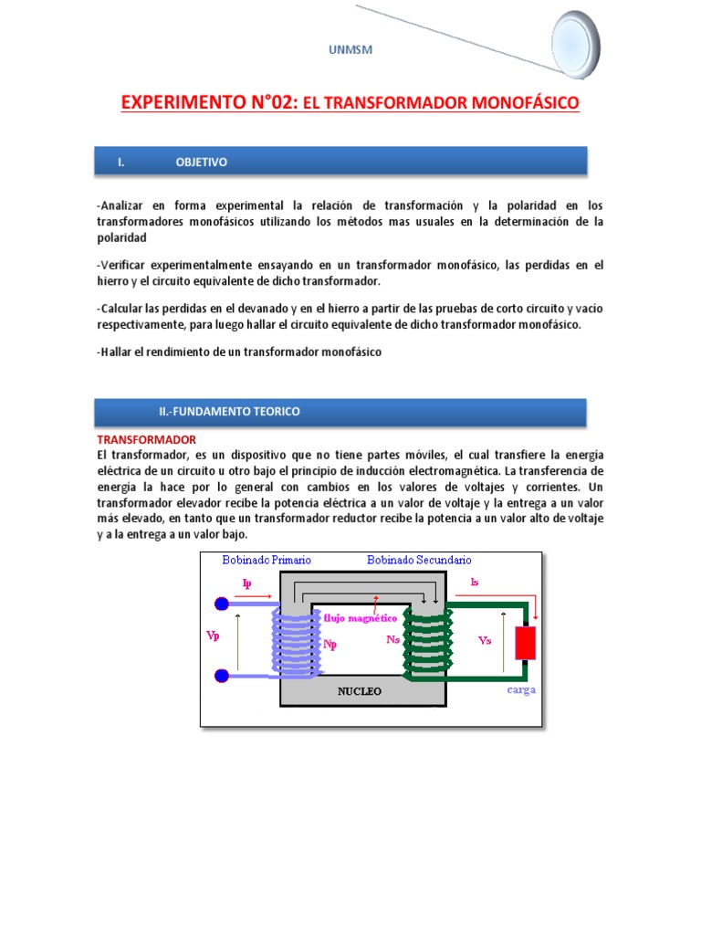 Maquinas Electricas UNMSM | PDF | Energia electrica | Transformador