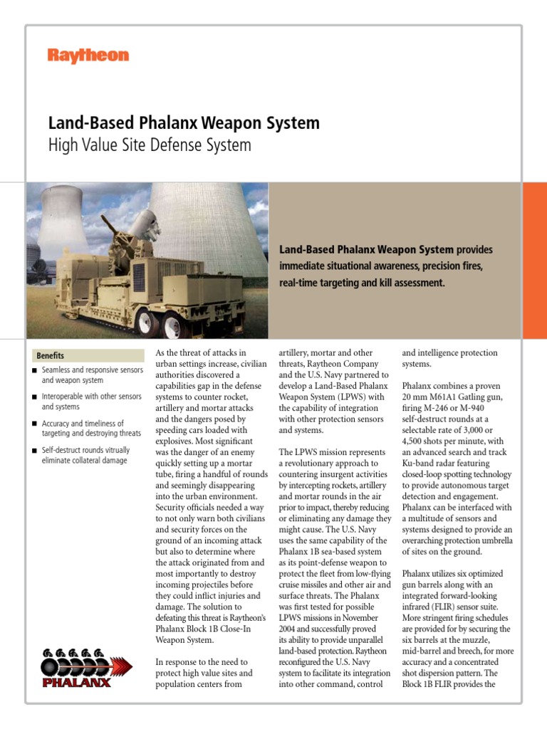 Raytheon Phalanx | PDF | Military Forces | Artillery