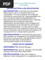 Common Front Office Formulae FO | PDF | Career & Growth