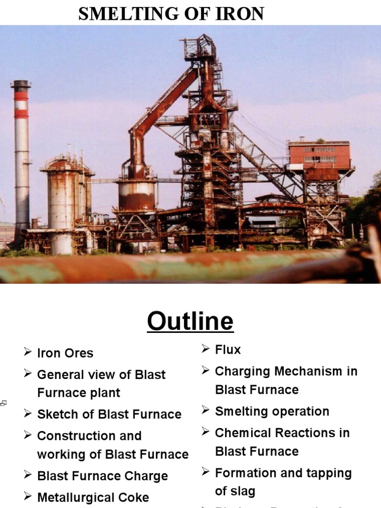 BF Smelting of Iron | Coke (Fuel) | Blast Furnace