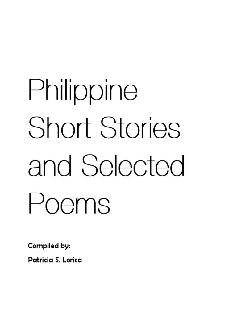 Philippine Short Stories and Selected Poems