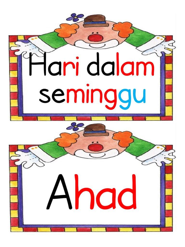 Hari Dalam Seminggu - Riset