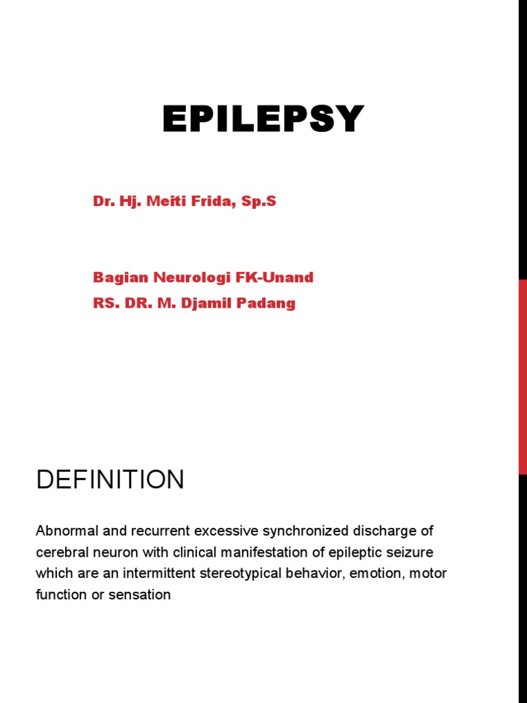3.1.1.8 - Kejang (Epilepsi) | PDF | Epilepsy | Neurology