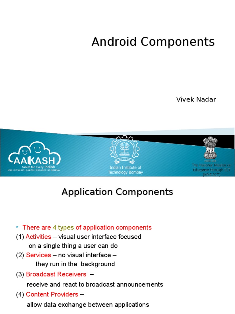 Android Building Blocks | PDF | Android (Operating System) | Application Software