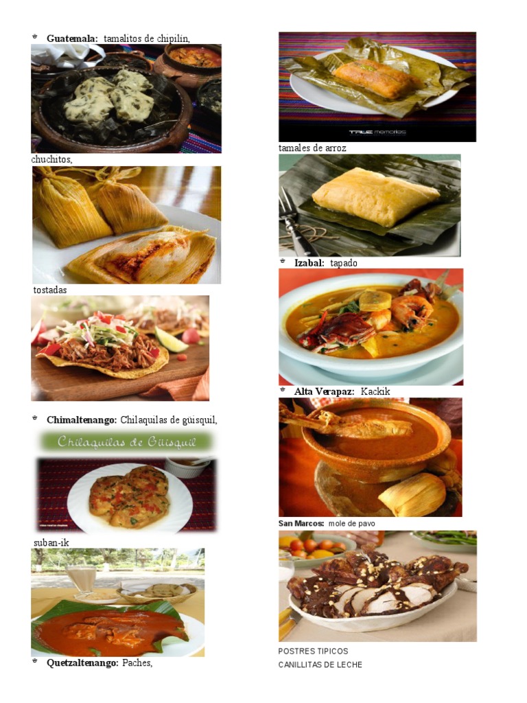 Comidas Tipicas | PDF