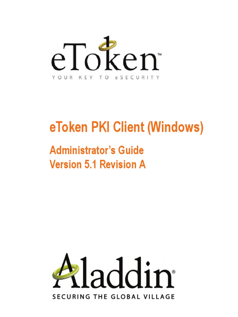 EToken PKI 5 1 Admin Guide Windows Rev A | PDF | Windows Registry ...