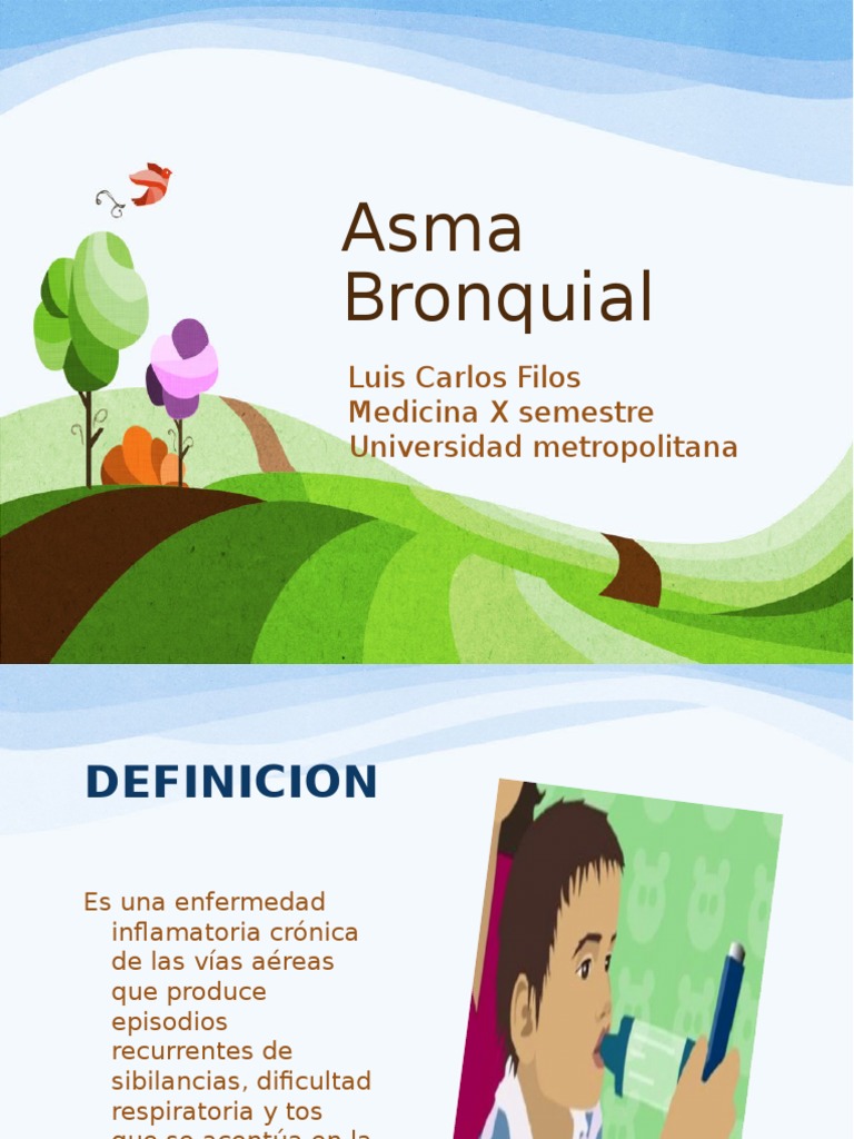 Presentacion de Asma Bronquial en Niños | Asma | Tos