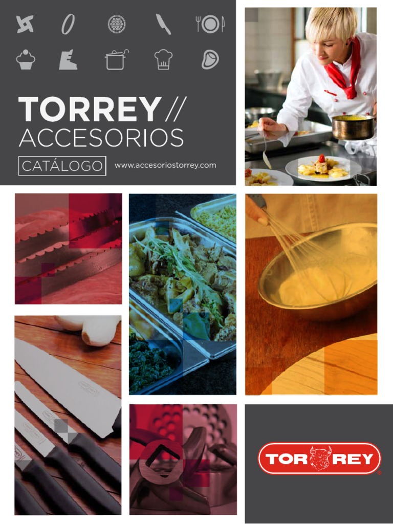 Accesorios y cuchillos Torrey Colima | PDF | Cuchillo | Cuchara
