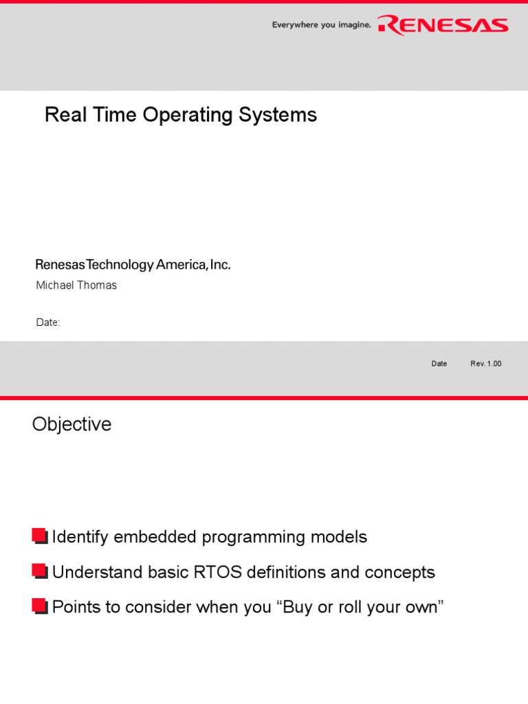 RTOS Training | PDF | Scheduling (Computing) | Real Time Computing RTOS Training | PDF | Scheduling (Computing) | Real Time Computing