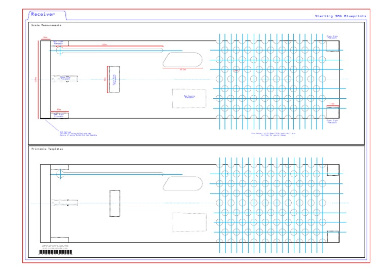 Sterling SMG Blueprint Dimensions | PDF