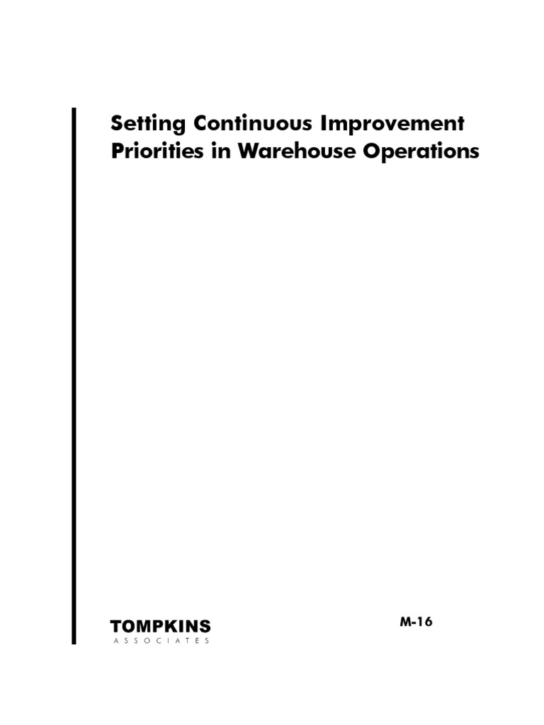 Continuous Improvement in Warehousing | PDF | Warehouse | Logistics