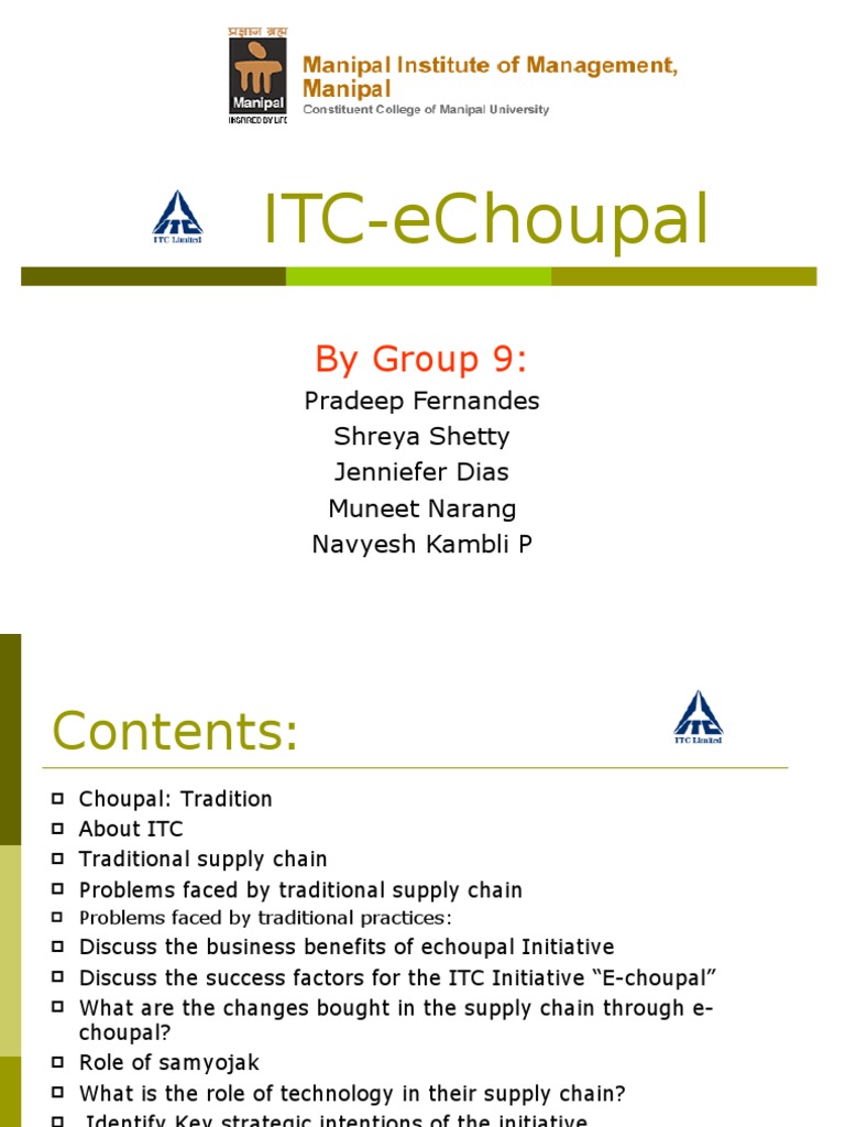 ITC E-Choupal | PDF | Supply Chain | Auction