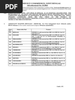 Model 100 Point Roster For West Bengal | PDF