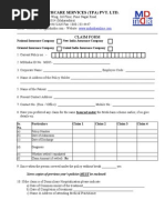 SHA HCPs CLAIM FORM-2024 | PDF | Patient | Health Care