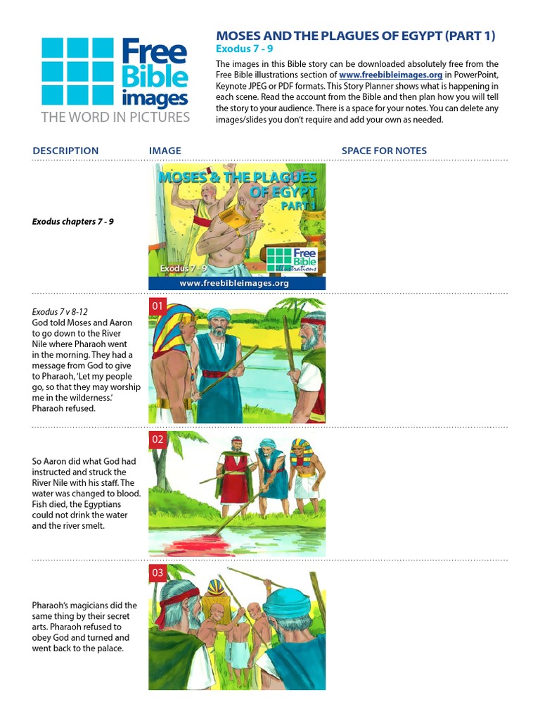 05 FB Moses Plagues 1 StoryPlanner en | PDF | Book Of Exodus | Moses