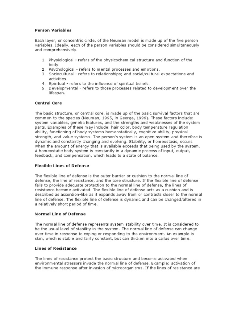 Person Variables | Stress (Biology) | Self-Improvement