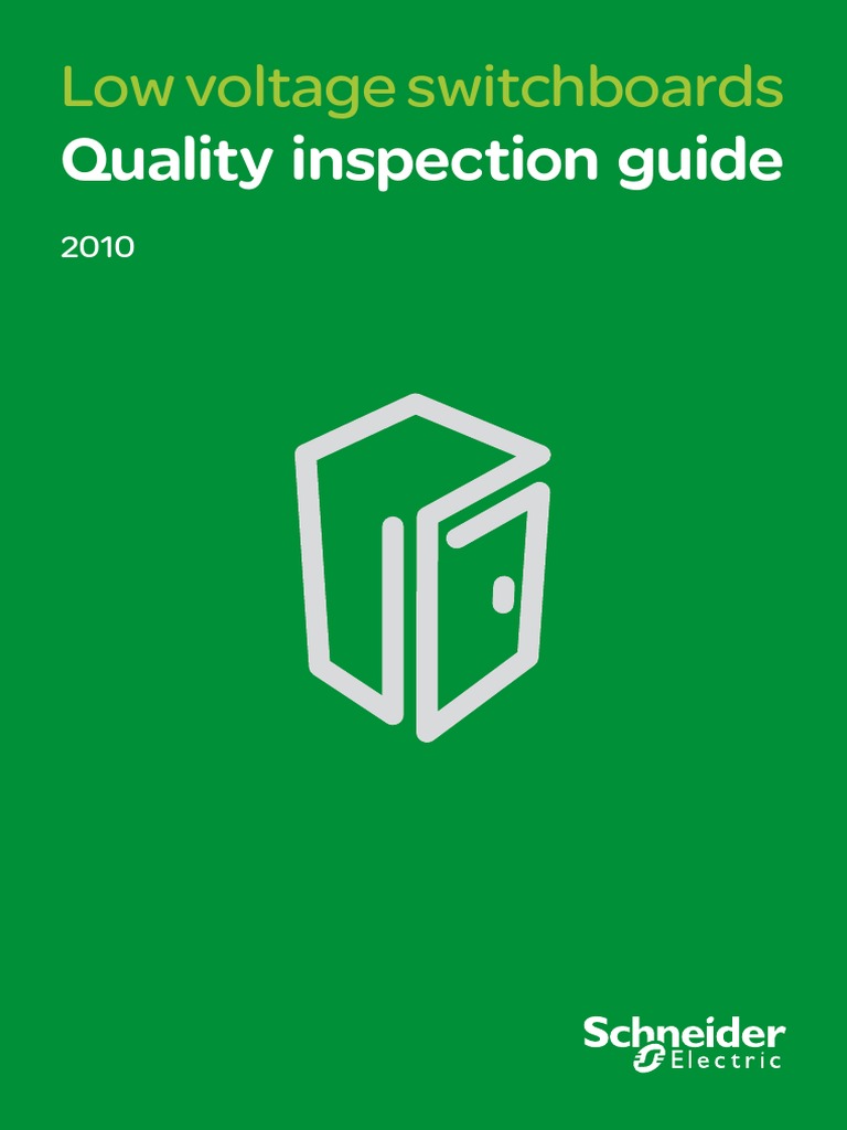 Low Voltage Switchboards Quality Inspection Guide | PDF | Electrical ...