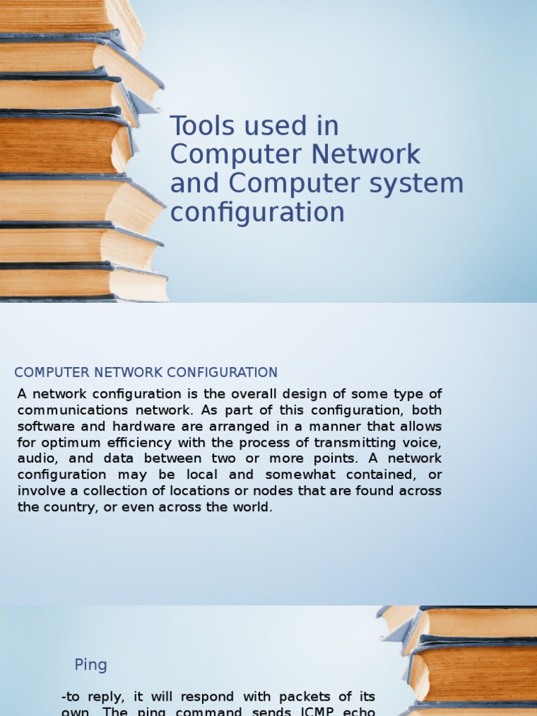 Tools Used in Computer Network and Computer System | PDF | Information ...