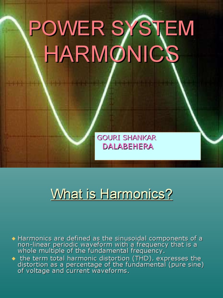 Understanding Power System Harmonics | PDF | Science & Mathematics ...