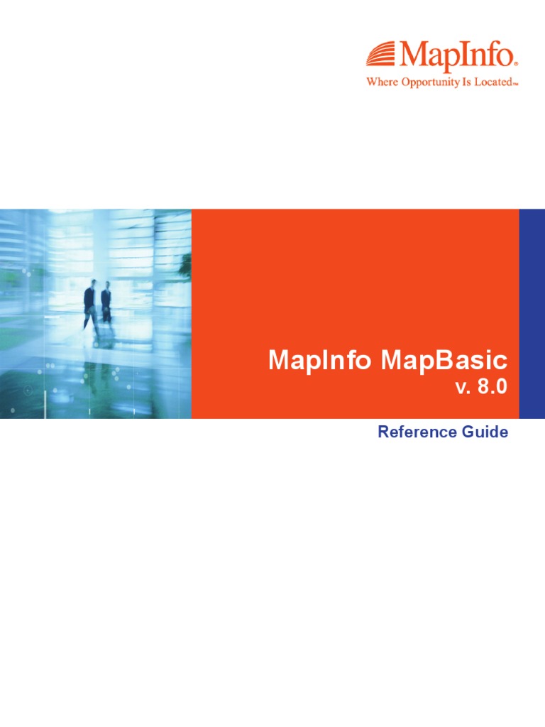MapInfo MapBasic - Reference v8.0 | PDF | Oracle Database | Computing