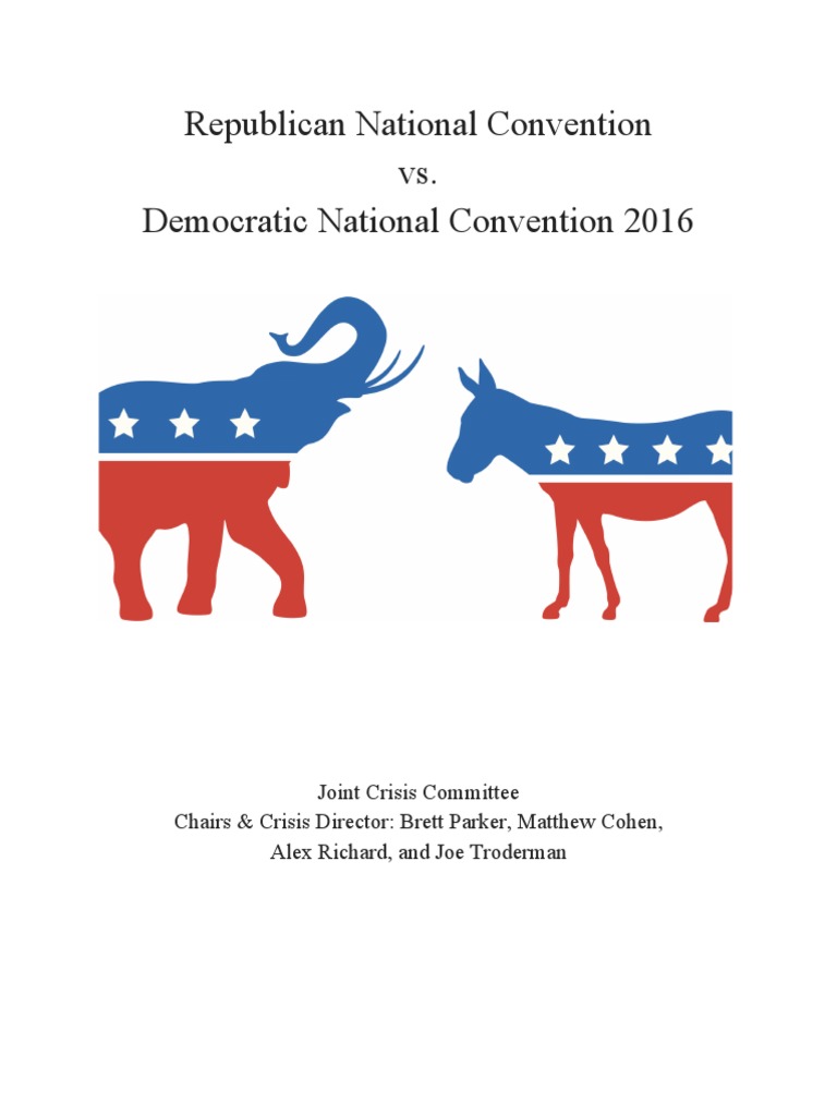 DNC/RNC 2016 Election Background Guide | PDF | Democratic National ...
