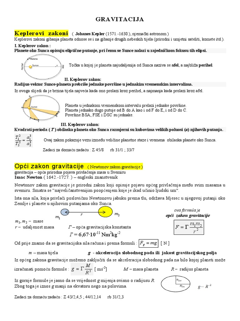 GRAVITACIJA | PDF