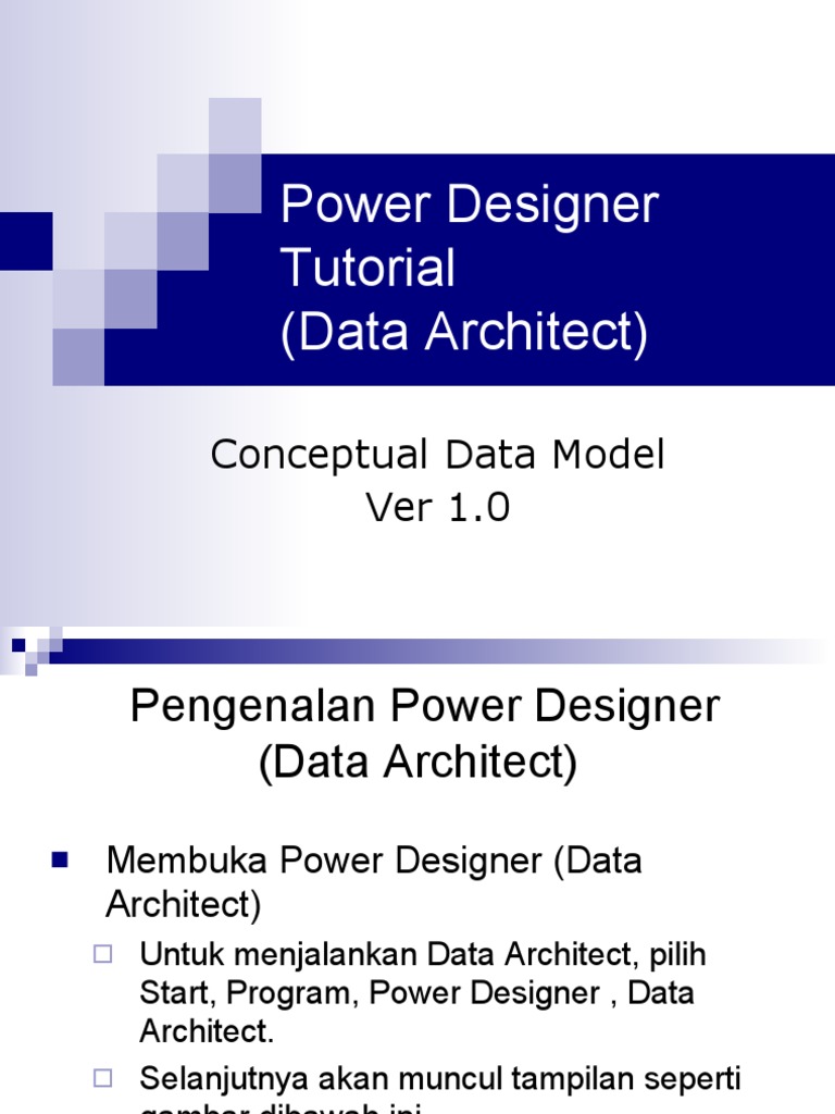 Power Designer Tutorial | PDF