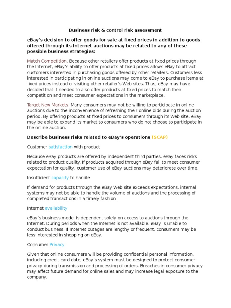 Audit Focus Areas | PDF | Financial Audit | E Bay