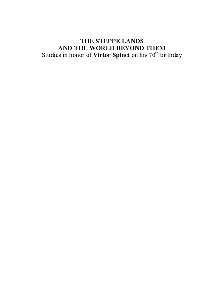 Pechenegs in Byzantine Army | PDF | High Middle Ages | Byzantine Empire