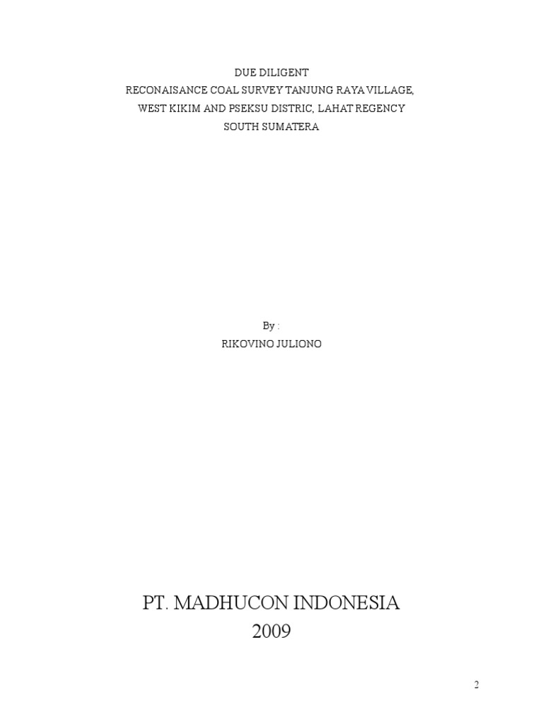 Due Diligent Lunafa Mku | PDF | Social Science