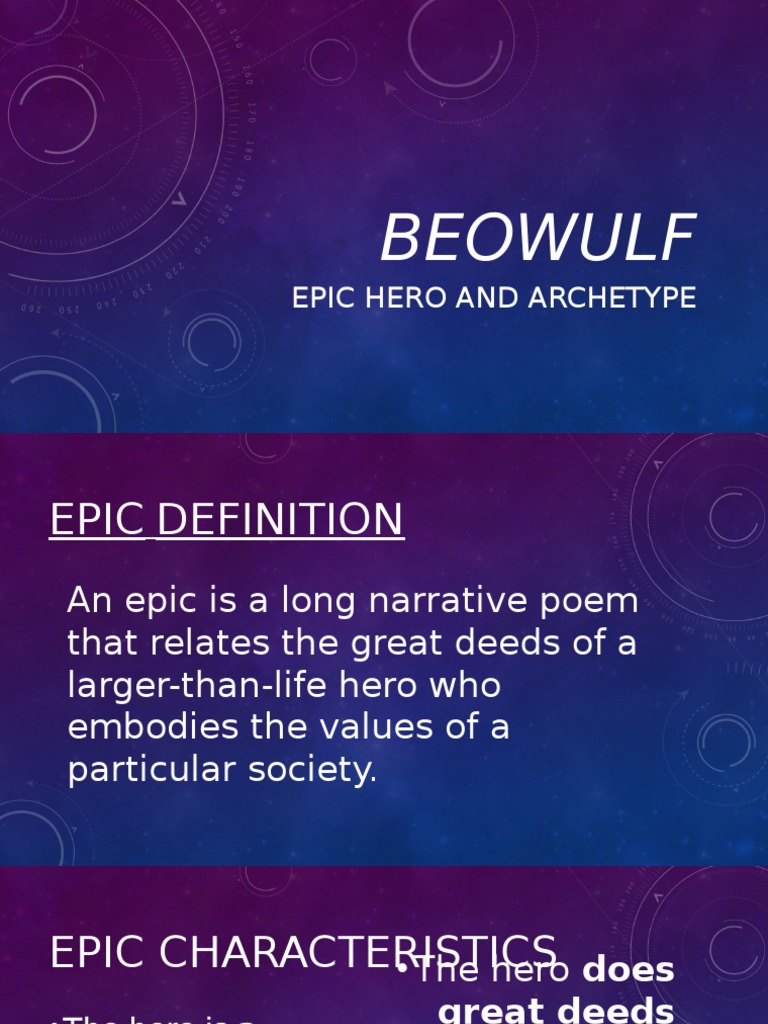 The Epic Hero and Archetype | PDF