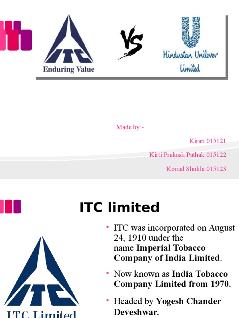 Itc Vs Hul | PDF | Economies | Business