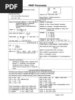 PMP Formula Pocket Guide | PDF | Depreciation | Business Economics