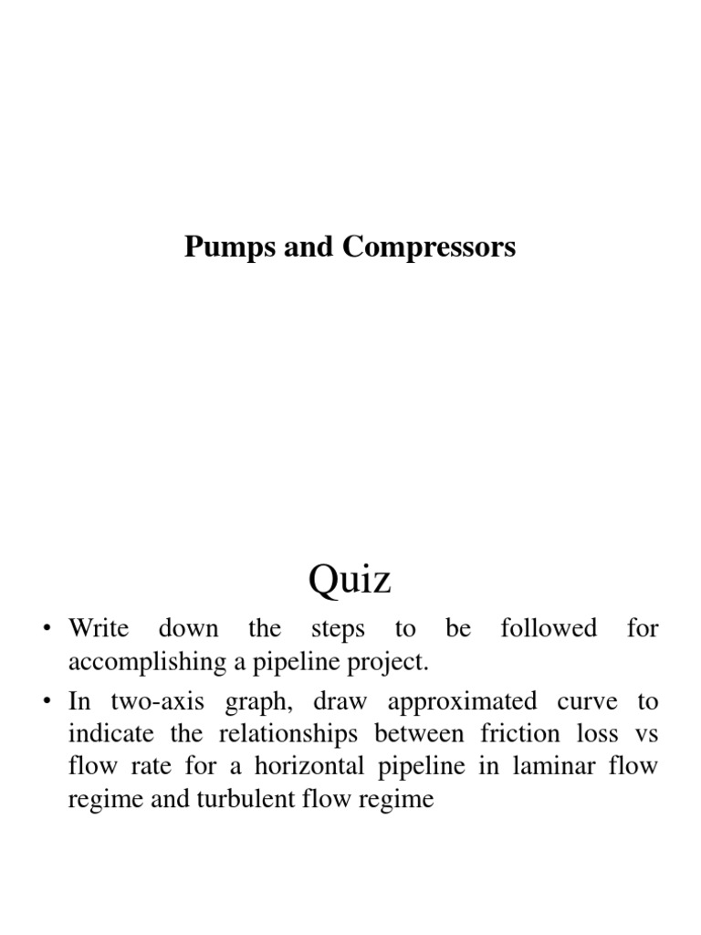 Chapter 6 Pumps and Compressor | PDF | Pump | Gas Compressor