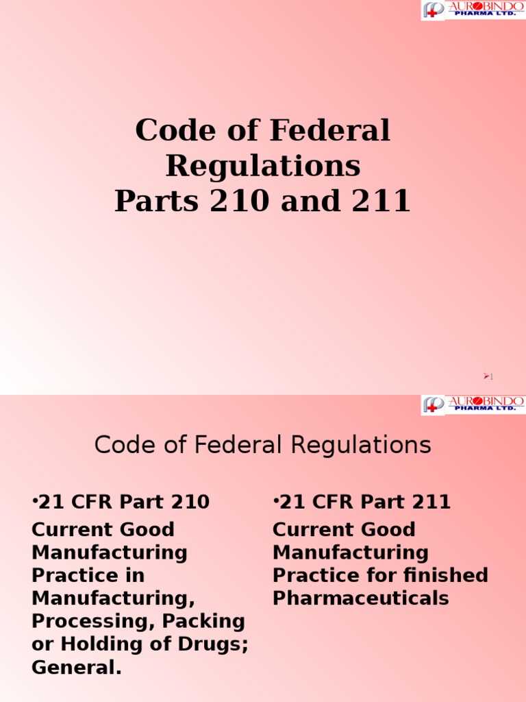 21 CFR | PDF | Packaging And Labeling | Sanitation